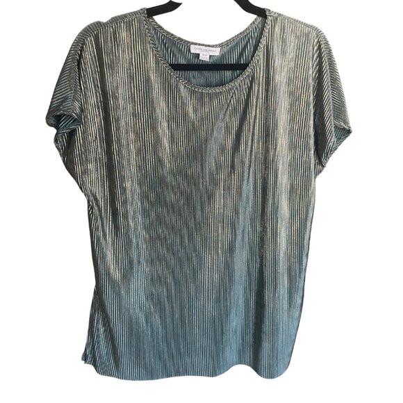 Carolina Belle | Tops | Carolina Belle Montreal Blue Gold Iridescent ...